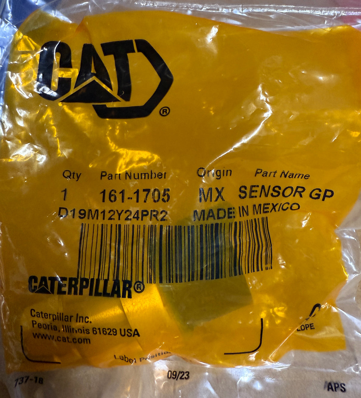 CAT Pressure Sensor 161-1705 — Western Diesel & Performance