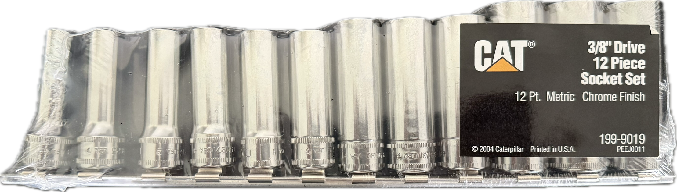 CAT 12 Piece Metric Socket Set ⅜" Drive 12 Point 199-9019 — Western ...