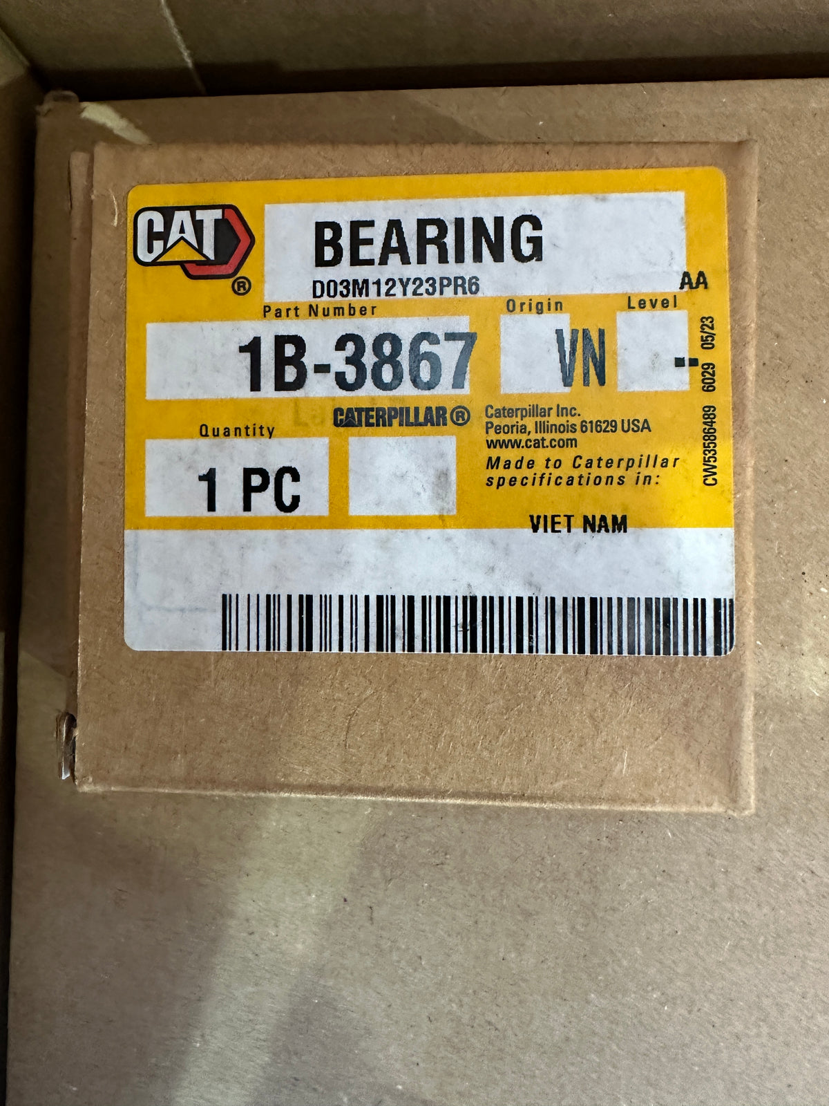 CAT Bearing 1B-3867 — Western Diesel & Performance