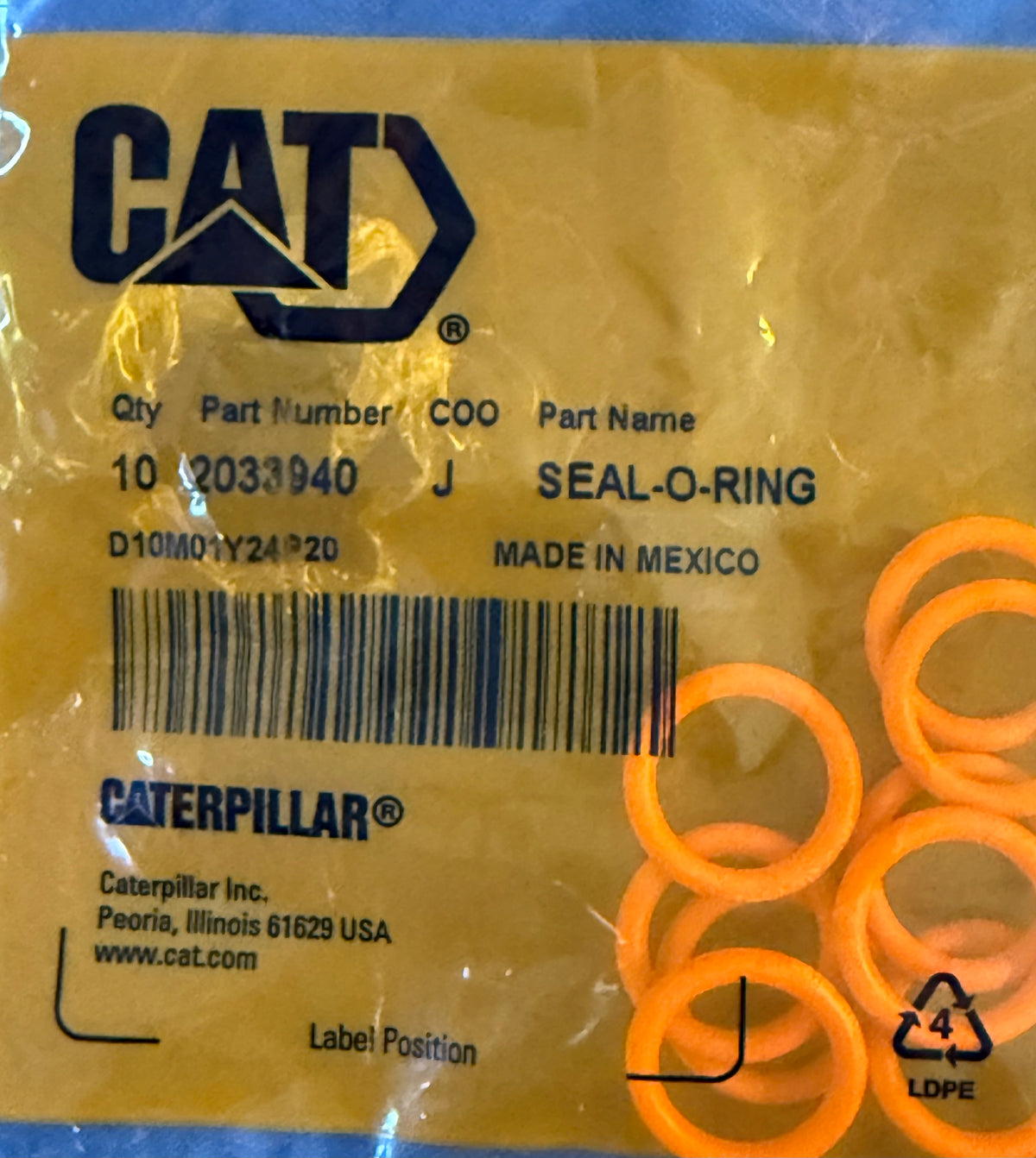 CAT O-Ring 203-3940 — Western Diesel & Performance