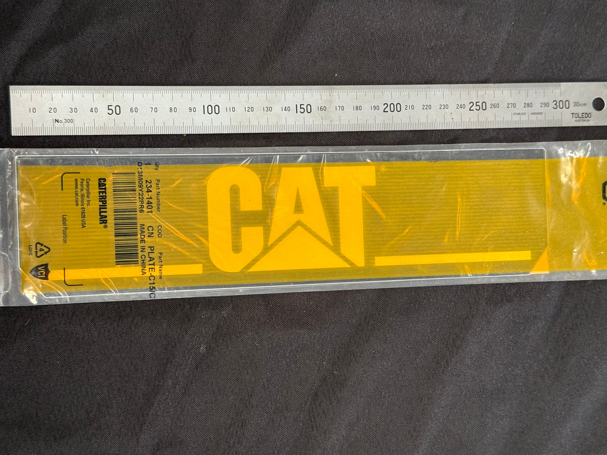CAT Identification Plate 234-1401 — Western Diesel & Performance