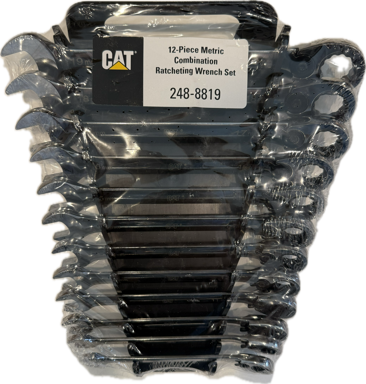 CAT 12 Piece Metric Combination Ratchet Wrench Set 248-8819 — Western ...