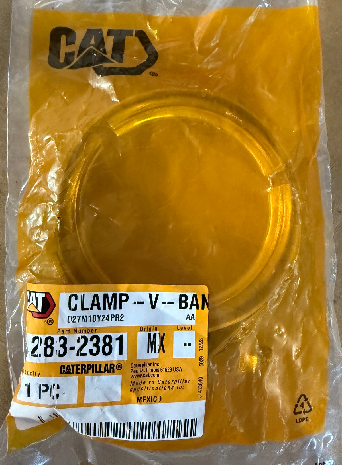 CAT V Band Clamp 283-2381 — Western Diesel & Performance