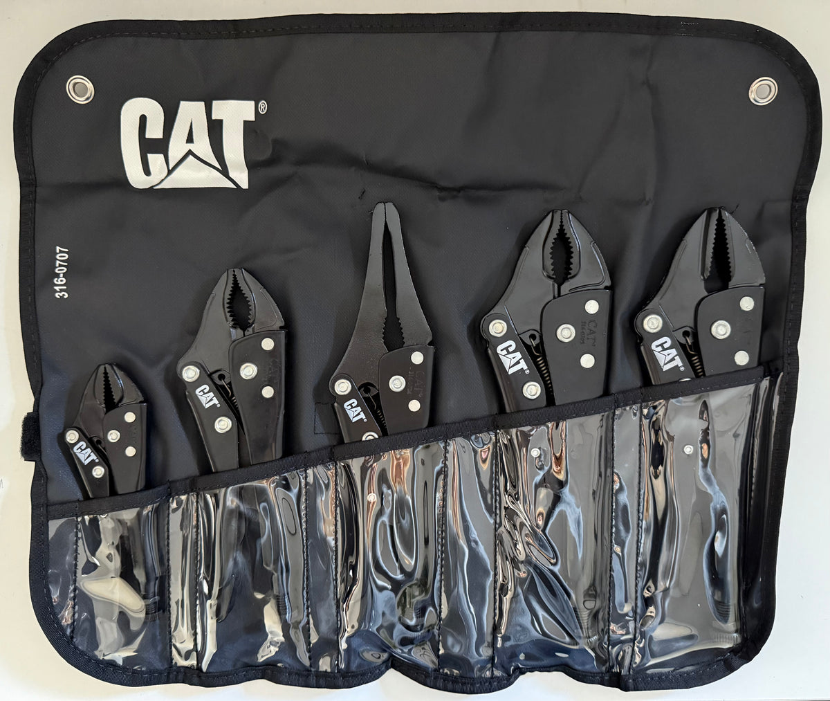 CAT 5 Piece Locking Pliers Set 316-0707 — Western Diesel & Performance