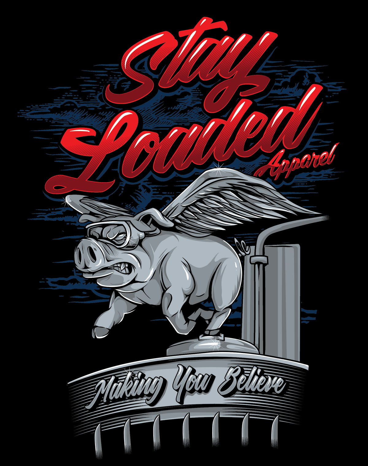 Stay Loaded Believe T-Shirt — Western Diesel & Performance