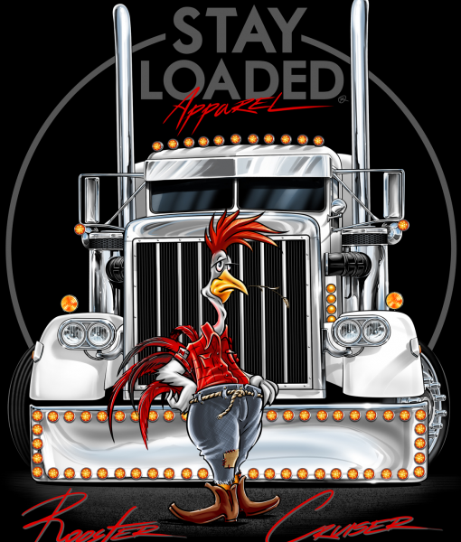Stay Loaded Rooster Cruiser T-Shirt — Western Diesel & Performance