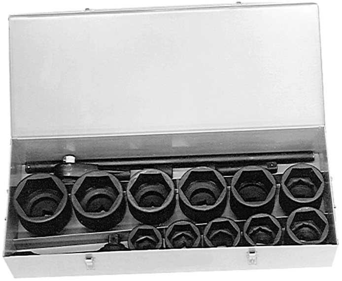 CAT 17 Piece Imperial Heavy Duty Socket Set 1" Drive 6 Point 5S-6093 ...